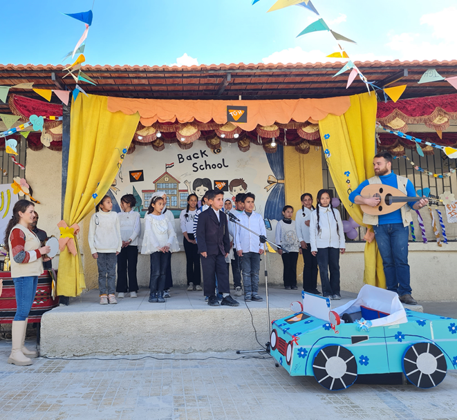 In Damascus, TGH supports schools - TRIANGLE GENERATION HUMANITAIRE